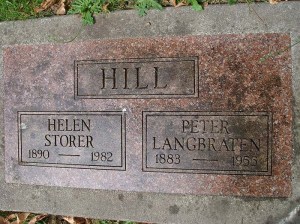 Hill, Helen Storer – Quilcene Cemetery