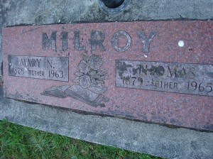 Milroy, Thomas – Quilcene Cemetery