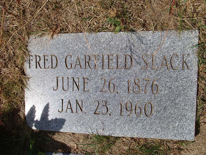 Slack, Fred Garfield – Quilcene Cemetery