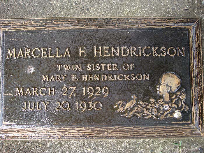 Hendrickson, Marcella – Quilcene Cemetery