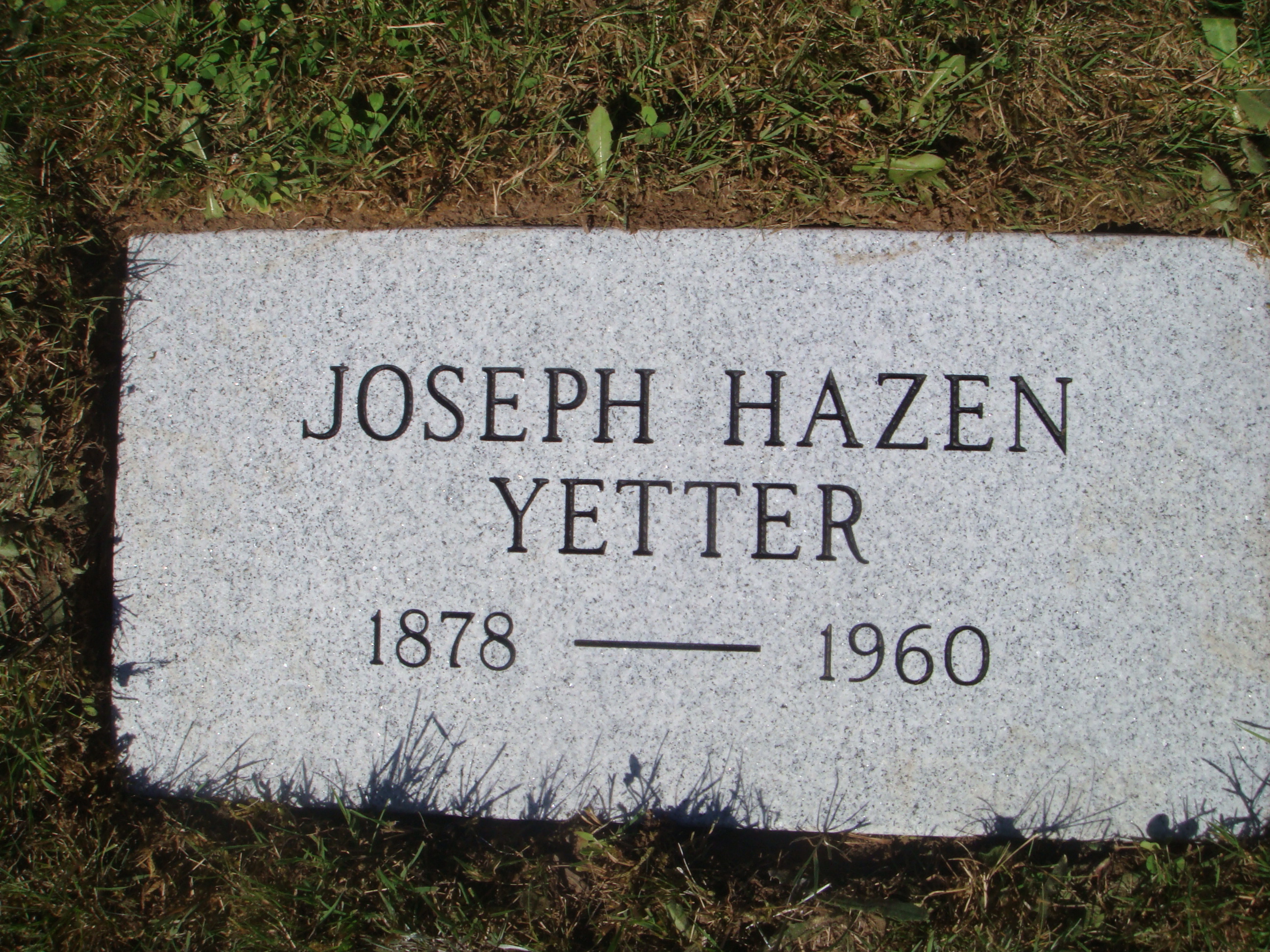 Yetter, Joseph Hazen – Quilcene Cemetery