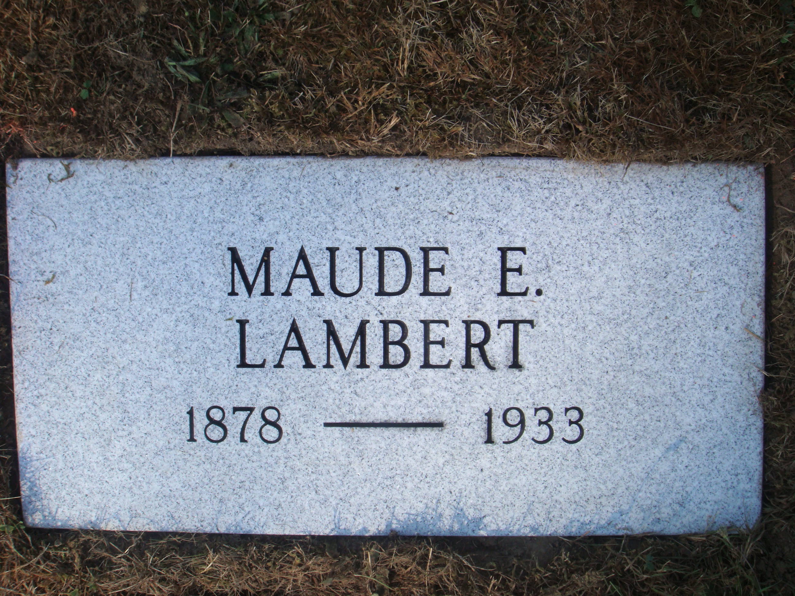 Lambert Maude E Quilcene Cemetery